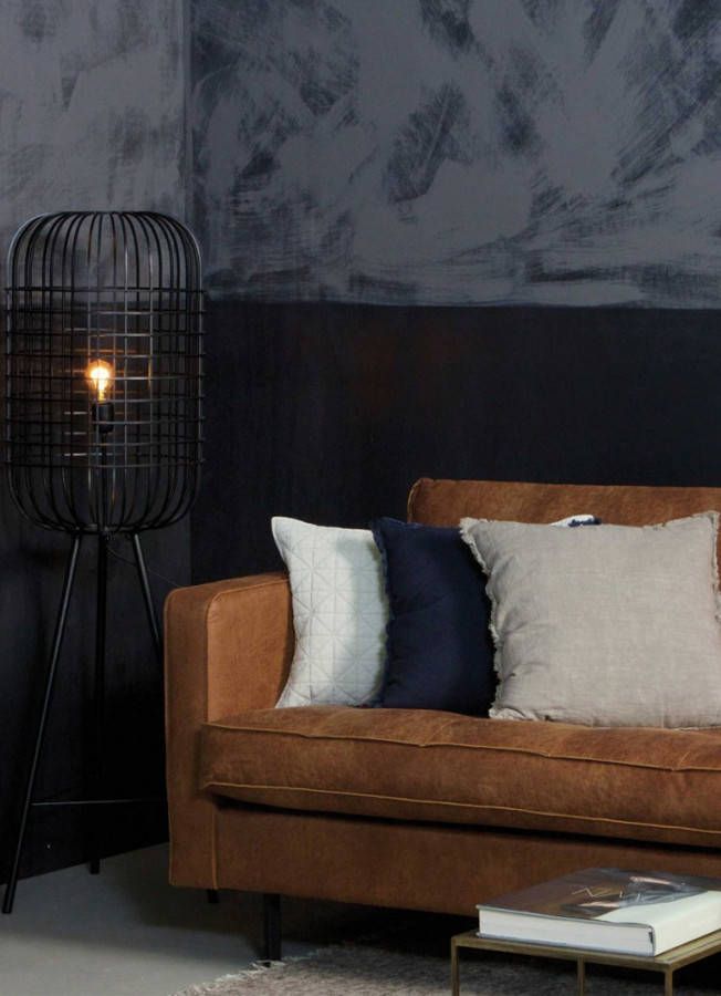 Be Pure Home Bank Rodeo classic 3 zits cognac BePureHome - Meubelmooi.nl