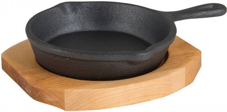 Eigen merk Pannetje gietijzer 10cm op plank - Meubelmooi.nl